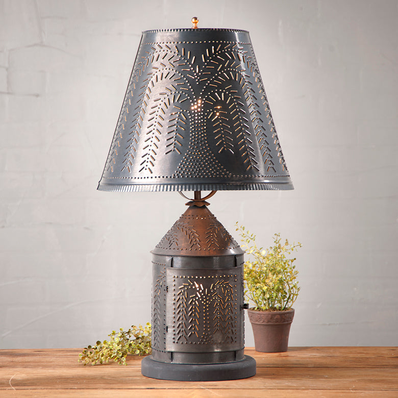 Fireside Lamp Kettle Black | Handcrafted Antique Lantern Style ...